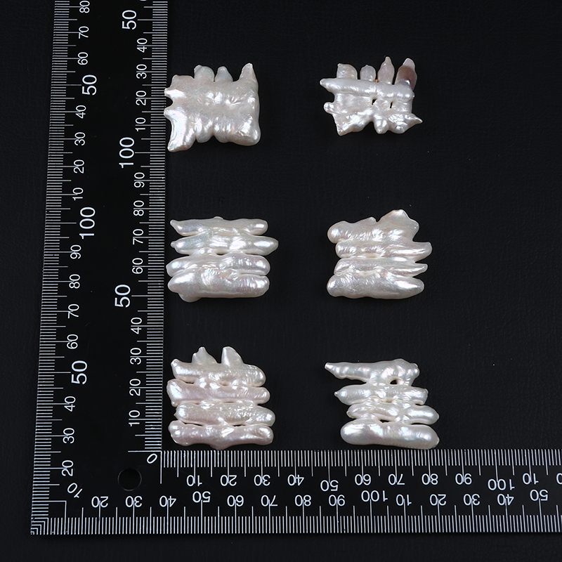 White Big Large Size Irregular Shape Biwa Pearl for Decoration from ...